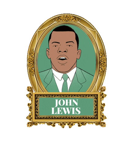 John Lewis Black History Month Sticker - Find & Share on GIPHY