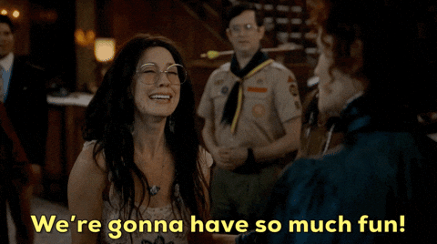 Happy Rebecca Wisocky GIF by CBS - Find & Share on GIPHY