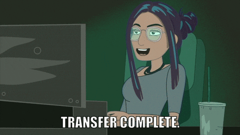 Transfer Complete GIFs - Find & Share on GIPHY