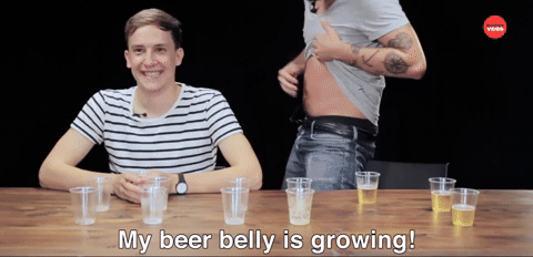 My Beer Belly Is Growing! - GIPHY Clips