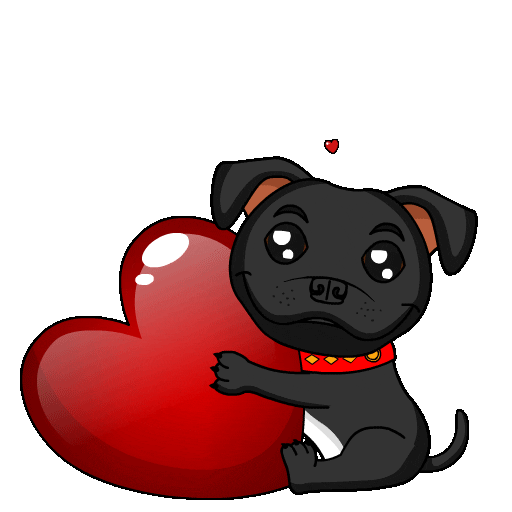Staffordshire Bull Terrier Staffy Sticker by SBT1935 for iOS & Android ...
