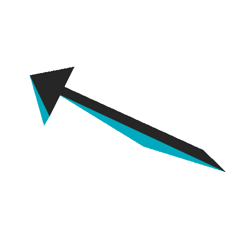 Arrow Point Sticker by Snack a Jacks for iOS & Android | GIPHY