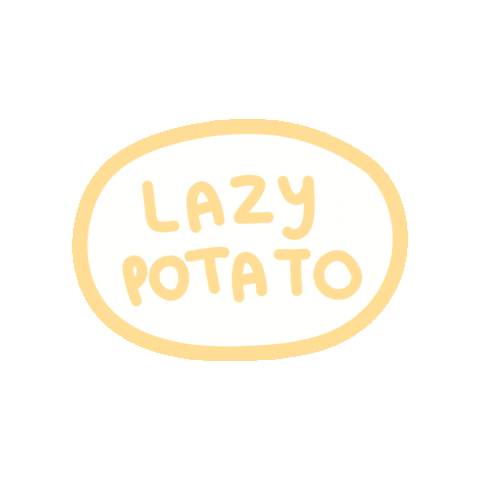 Lazy Potato Stickers - Find & Share on GIPHY