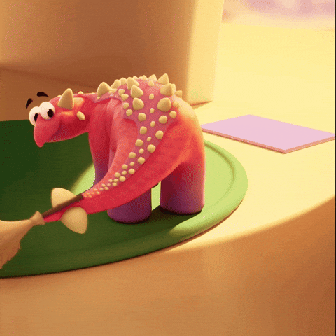 3D Dinosaur GIF by Claynosaurz - Find & Share on GIPHY