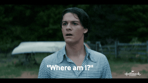Where Am I GIF by Hallmark Channel - Find & Share on GIPHY