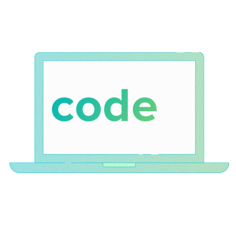 Code Laptop Sticker by DefinityFirst for iOS & Android | GIPHY