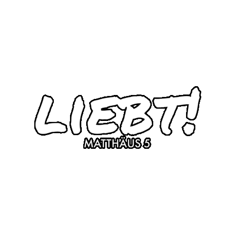 Liebt Matthaus 5 Sticker by jungekirche_vbg - Find & Share on GIPHY