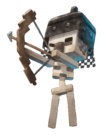Video Games Skeleton Sticker by Minecraft - Find & Share on GIPHY