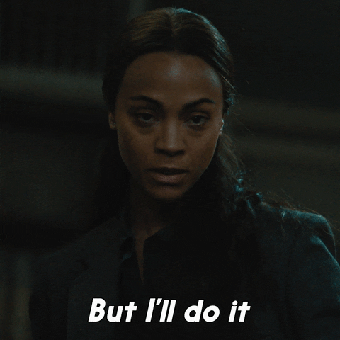 Will Do Zoe Saldana GIF by Paramount+ - Find & Share on GIPHY