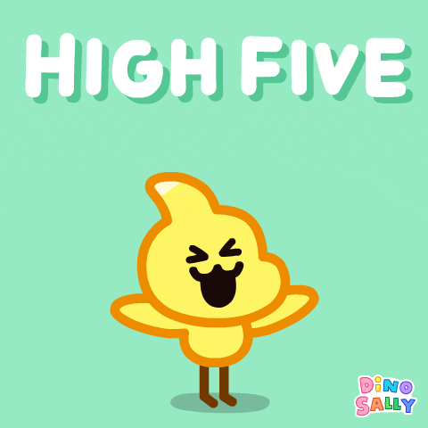 Happy Friends GIF by DINOSALLY - Find & Share on GIPHY