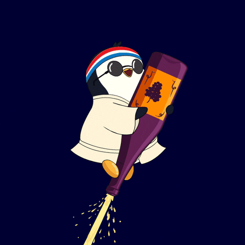 New Year Penguin GIF by Pudgy Penguins - Find & Share on GIPHY