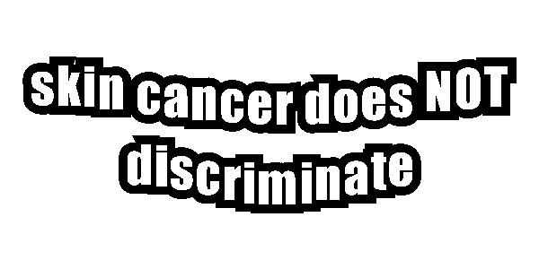 Skin Cancer Does Not Discriminate Stickers - Find & Share on GIPHY