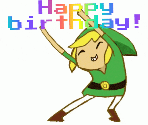 saiko_bun happy birthday link GIF