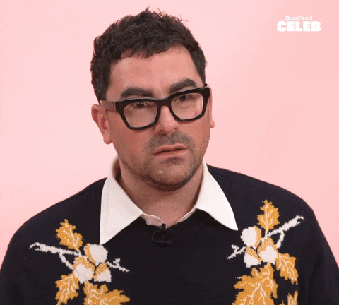 Dan Levy Puppy GIF by BuzzFeed - Find & Share on GIPHY