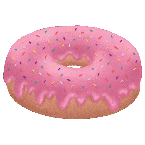 Comida Donut Sticker for iOS & Android | GIPHY