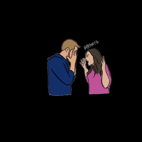 Fight Couple GIF by lylawdubai - Find & Share on GIPHY
