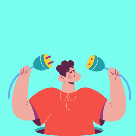 Fun Unplug GIF by Sweet Charee Gallery - Find & Share on GIPHY