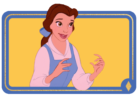 Happy Beauty And The Beast GIF by Disney Princess - Find & Share on GIPHY