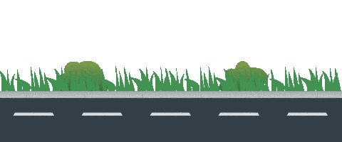 Animated Horizontal Road