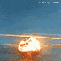 Nuclear Explosions From Space Gif
