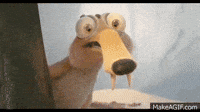 Scrat In Heaven Gif