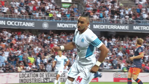 Dimitri Payet Celebration GIF by Olympique de Marseille - Find & Share ...