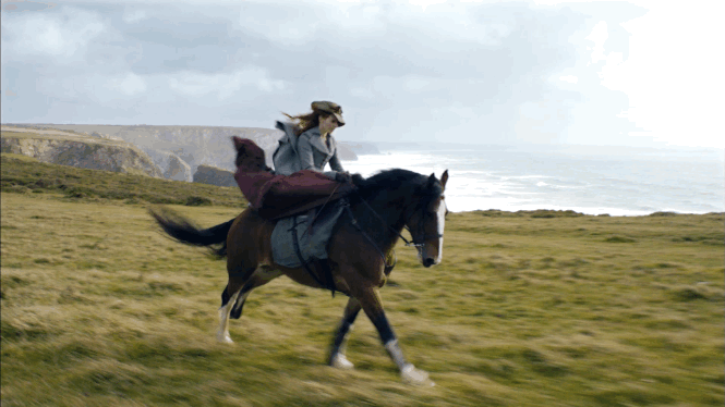Horse Riding GIF by MASTERPIECE | PBS - Find & Share on GIPHY