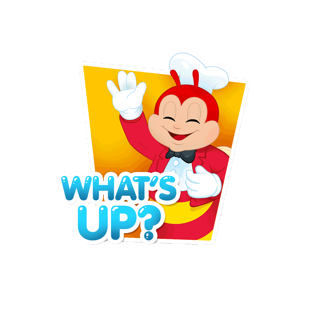 Whats Up Hello Sticker by Jollibee for iOS & Android | GIPHY