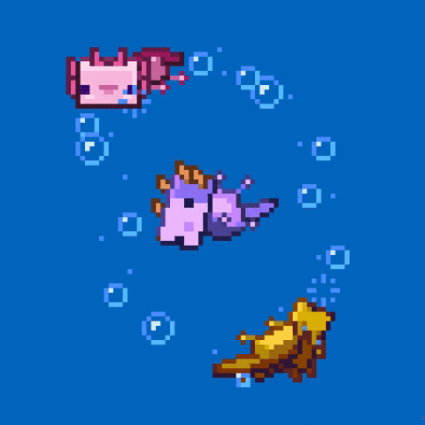 Pixel Swimming GIF by Minecraft - Find & Share on GIPHY