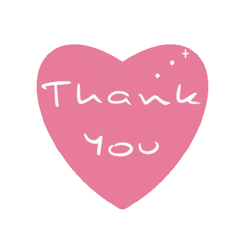 Heart Thank You Sticker For Ios Android Giphy Free Printable Business