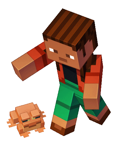 I Love You Hello Sticker by Minecraft for iOS & Android | GIPHY