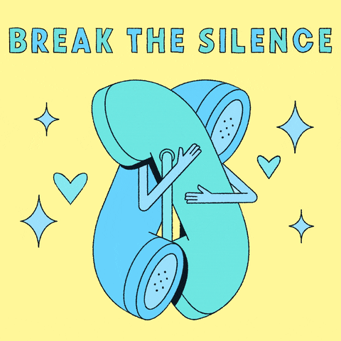 Break-the-silence GIFs - Get the best GIF on GIPHY