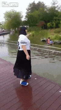 Running And Tripping Gif