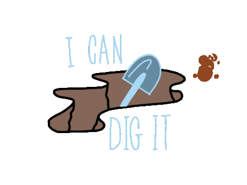 Hole Digging Sticker for iOS & Android | GIPHY
