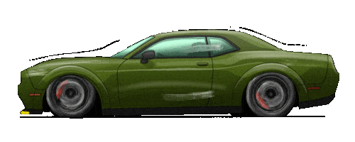 Dodge Challenger Sticker for iOS & Android | GIPHY