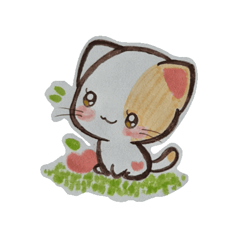 Cute Cat Sticker for iOS & Android | GIPHY