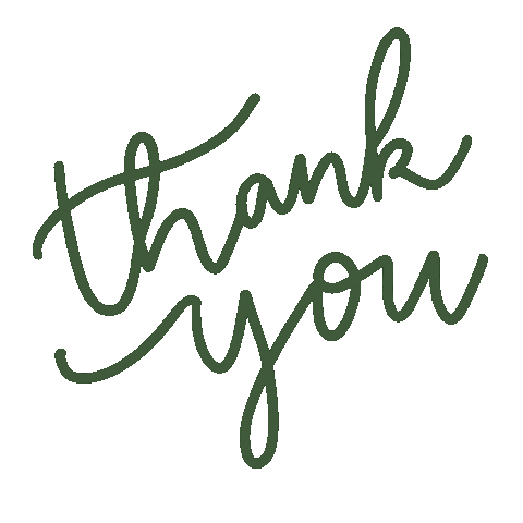 Thank You Calligraphy Gif