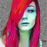 Red Static Gif