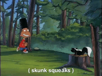 Skunk Spraying Gif