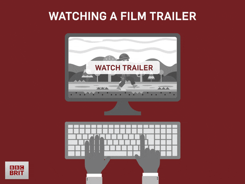 Watching Movie Gif
