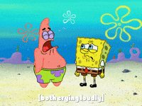 Spongebob And Patrick Hugging Gif