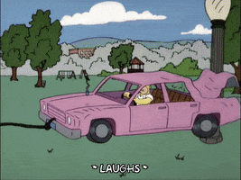The Simpsons Nascar Crash
