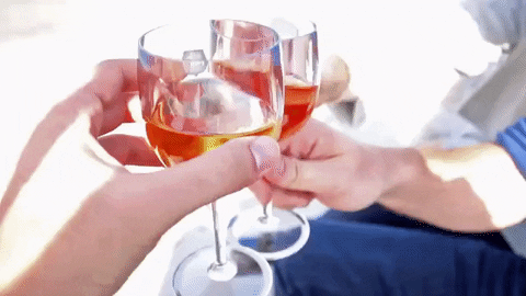 Cheers Wine GIF by Amanda - Find & Share on GIPHY