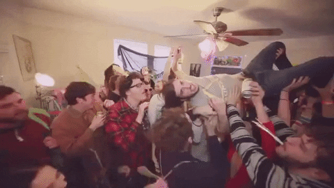 Party Partying GIF by Topshelf Records - Find & Share on GIPHY
