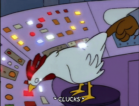 Chicken Pecking Buttons At Power Plant GIFs - Get the best GIF on GIPHY