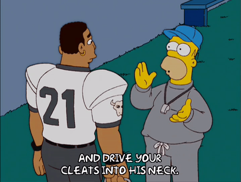 Homer Simpson Football GIF - Find & Share on GIPHY