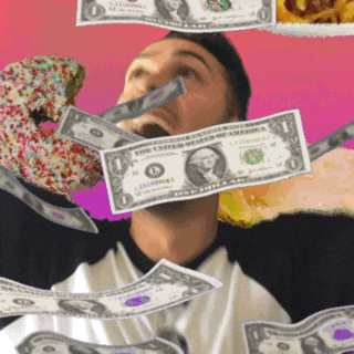 Falling Money Animation Gif