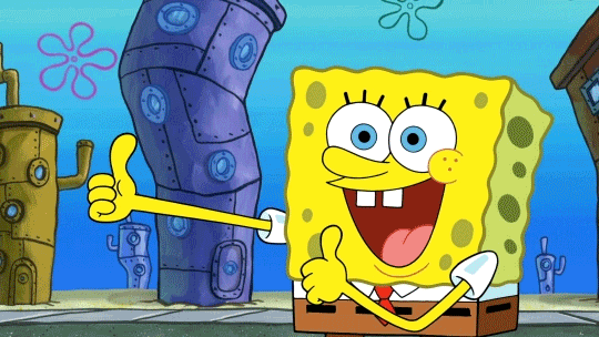 Cartoon Thumbs Up GIF by SpongeBob SquarePants - Find & Share on GIPHY