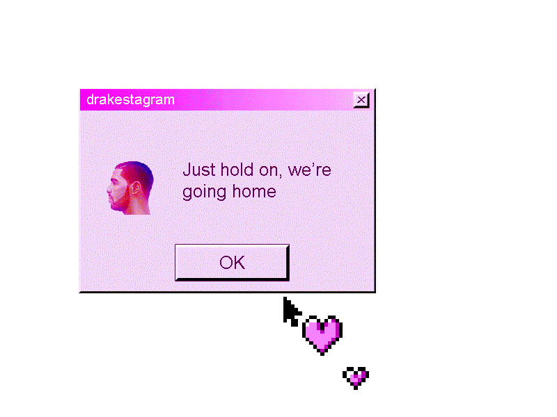 Drake Love Sticker by Lois Hopwood for iOS & Android | GIPHY