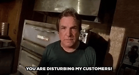 You Are Disturbing My Customers GIFs - Get the best GIF on GIPHY
